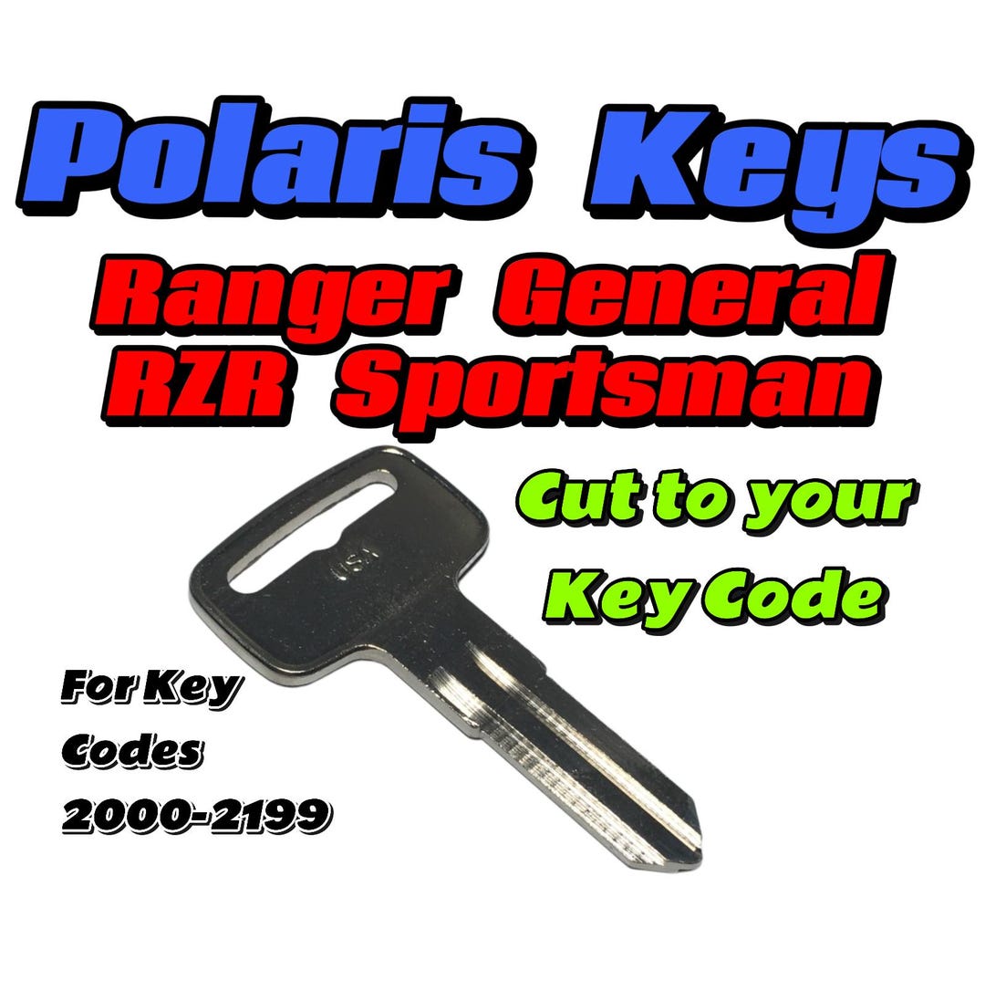 Polaris Ranger RZR General Sportsman Snowmobile Key Spare Replacement ...
