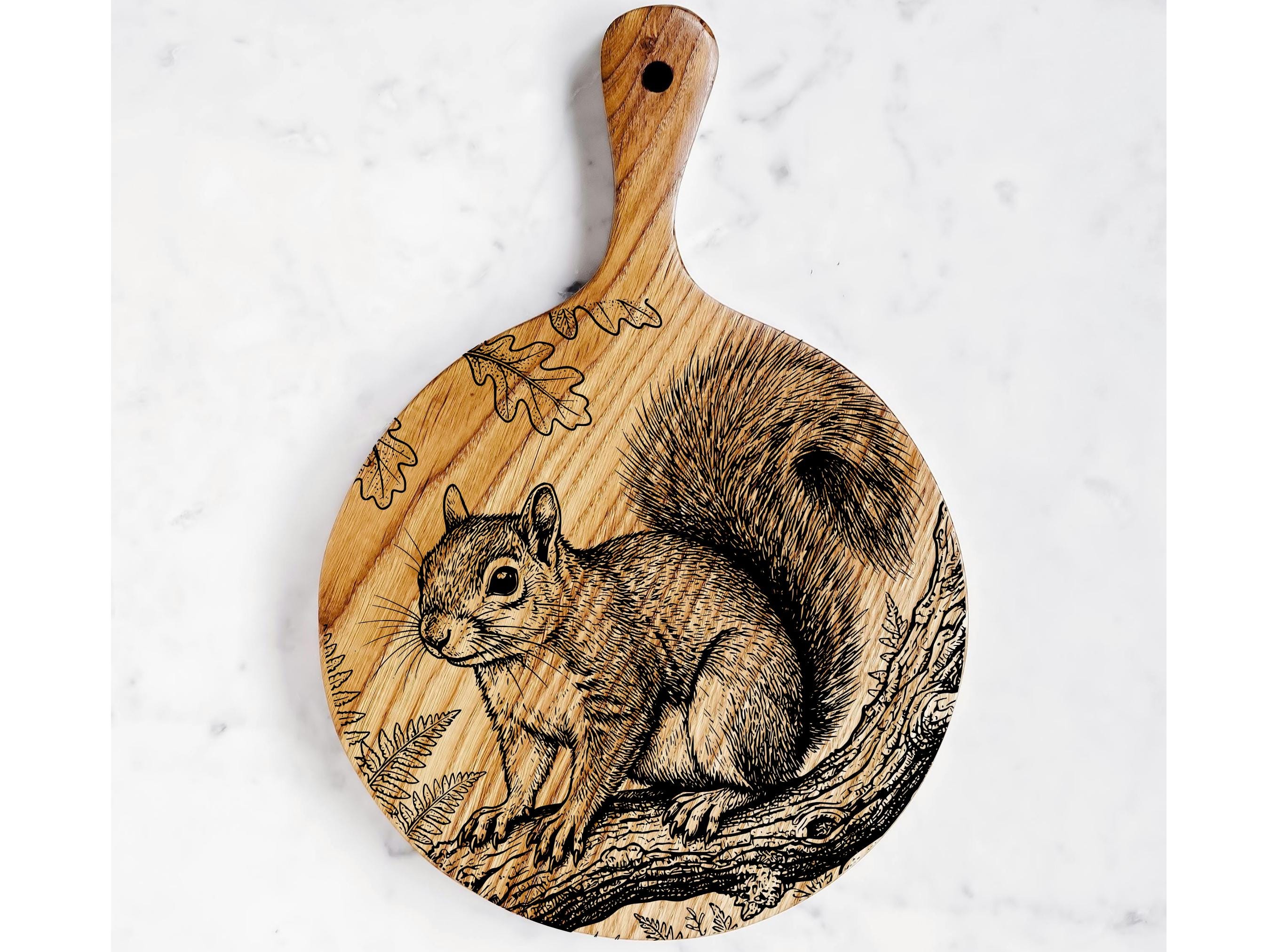 Squirrel Svg Png Pdf Jpg Grey Red Realistic Detailed Digital Download ...