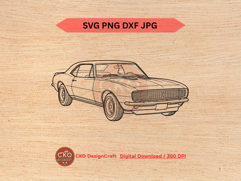 1967 Cameo RS Svg Png Dxf Jpeg Chevy Chevrolet (digital Download) Laser ...