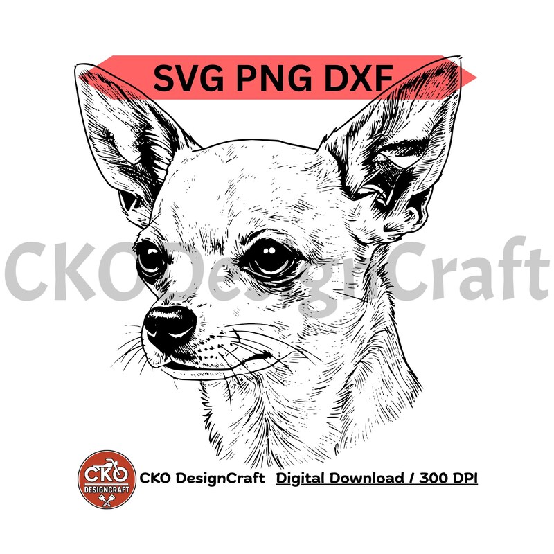 Chiwawa Dog Wall Art - Etsy