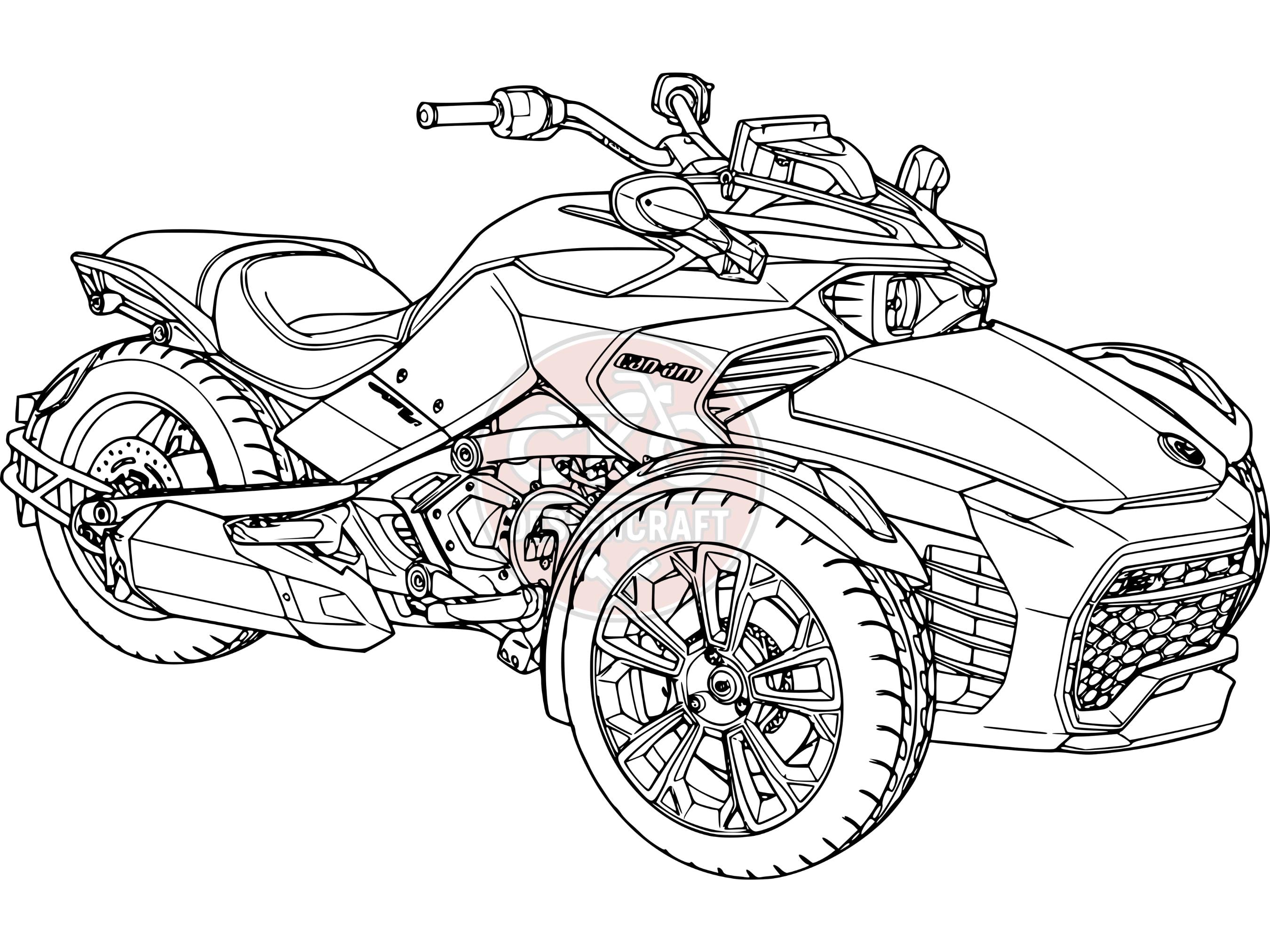 Can Am Spyder Svg Png Pdf Jpeg (digital Download) Laser Files - Etsy