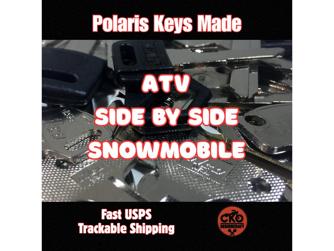 Polaris Keys ATV Ranger RZR General Sportsman Snowmobile Cut to Code ...