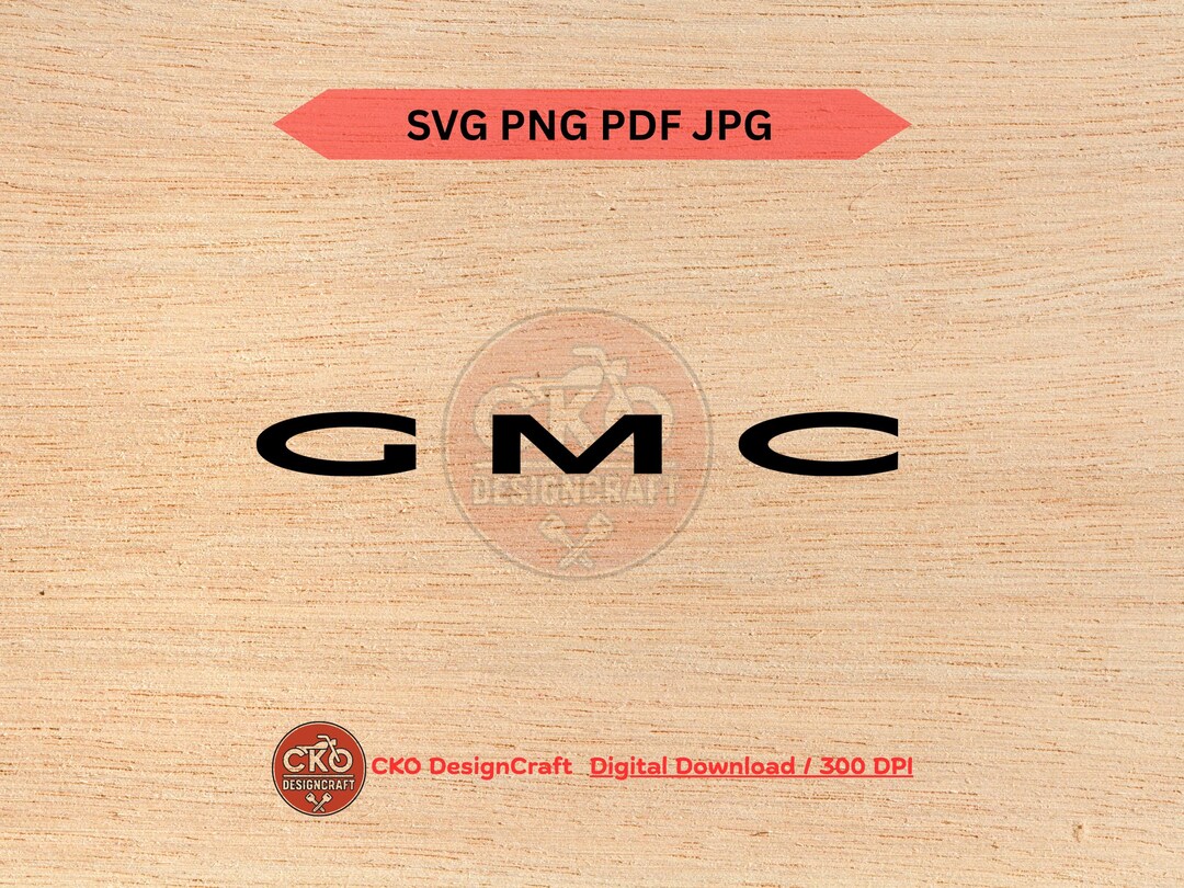 GMC Logo Svg Png Pdf Jpeg Vintage Truck 1960-1967 (digital Download ...