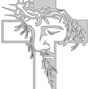 Jesus Cross Car Decal - Etsy