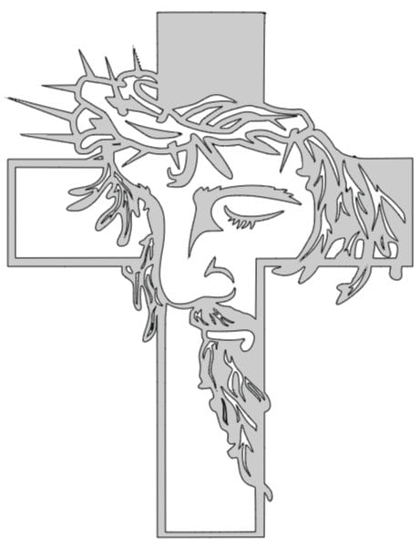 Jesus Cross Car Decal - Etsy