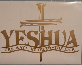 Yeshua Car Stickers - Etsy