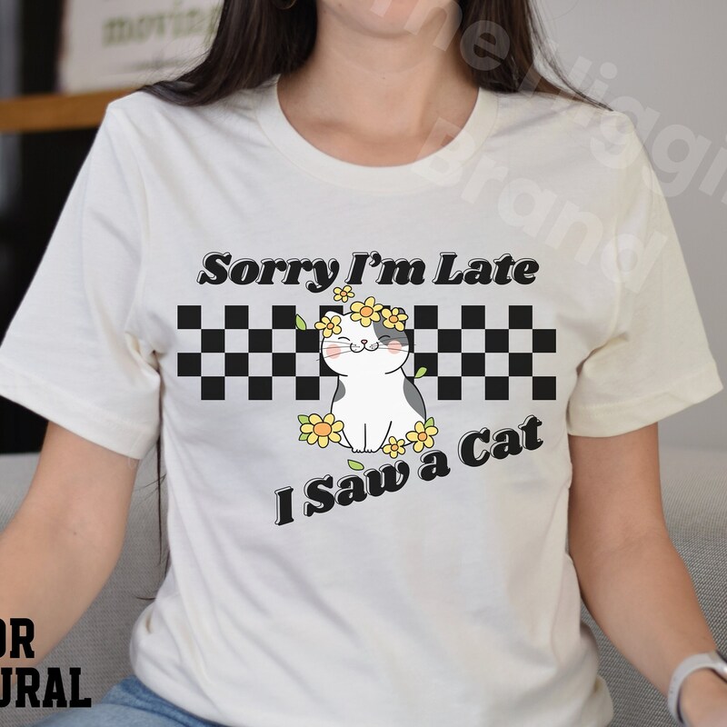 Checkerboard Cat - Etsy