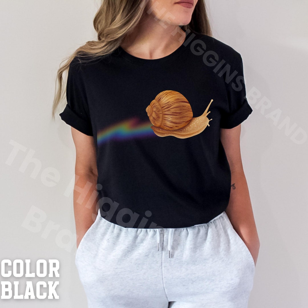 Nature Inspired Goblincore Snail T-shirt, Unique Snail Lover Gift ...