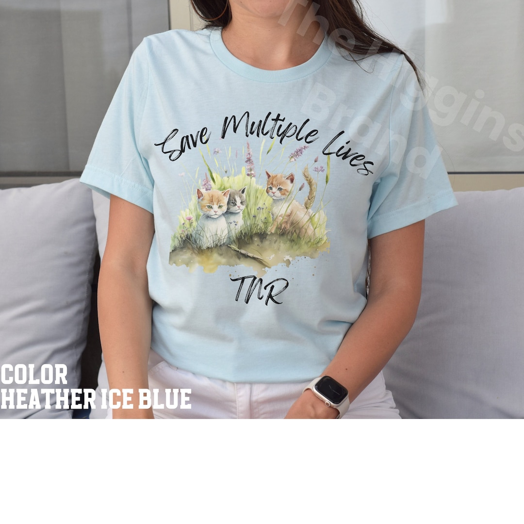 TNR Trap Neuter Return Kittens Shirt, Animal Cat Rescuer Gift ...