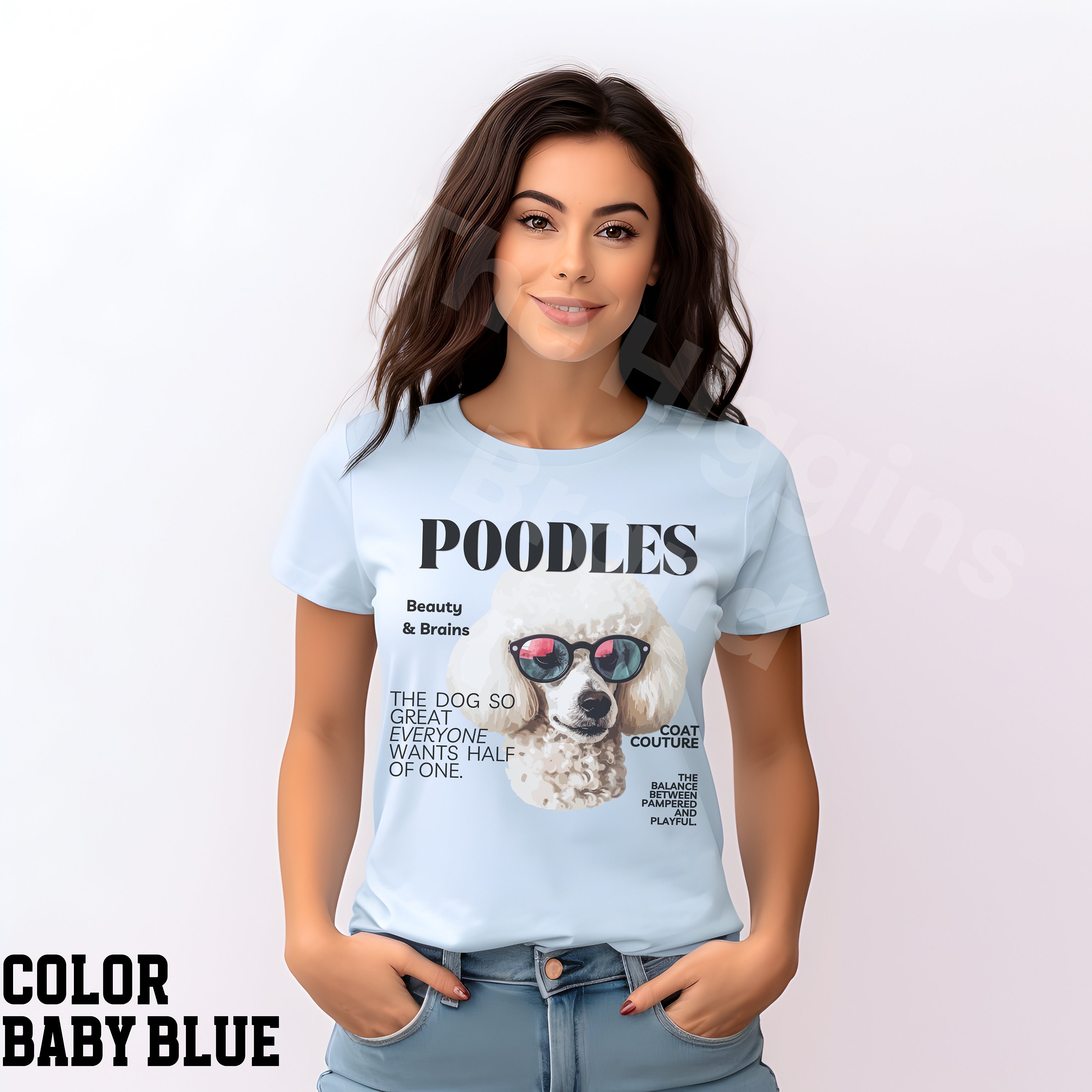 Retro Poodle Magazine Cover Shirt, Poodle Lover Gift, the Dog so Great ...
