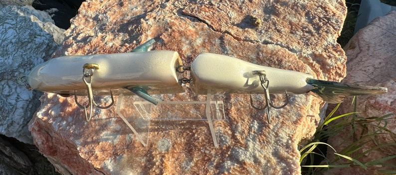 Handmade Wooden Glide Bait - Slow Sinking With Stand - Etsy