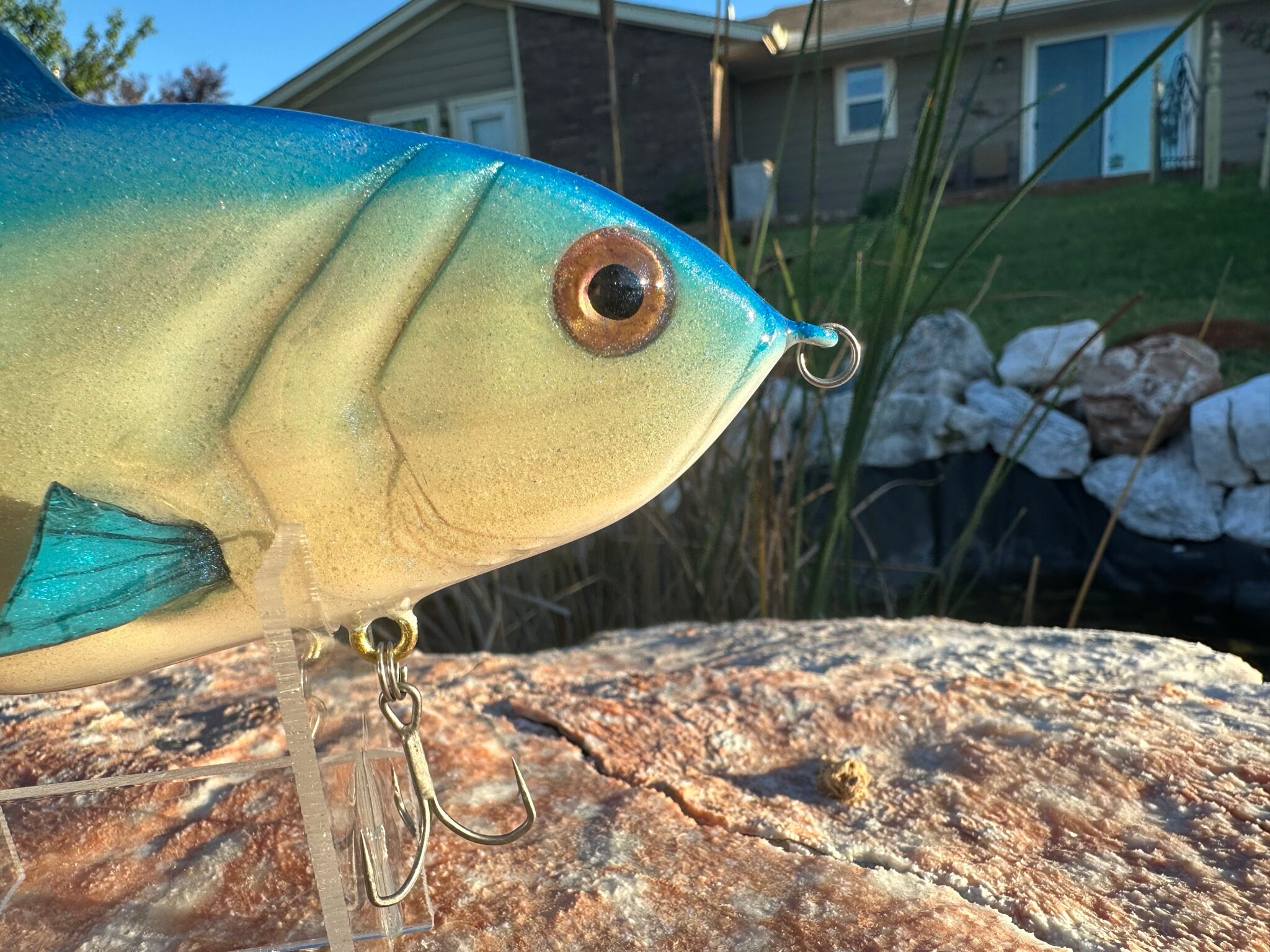 Handmade Wooden Glide Bait - Slow Sinking With Stand - Etsy