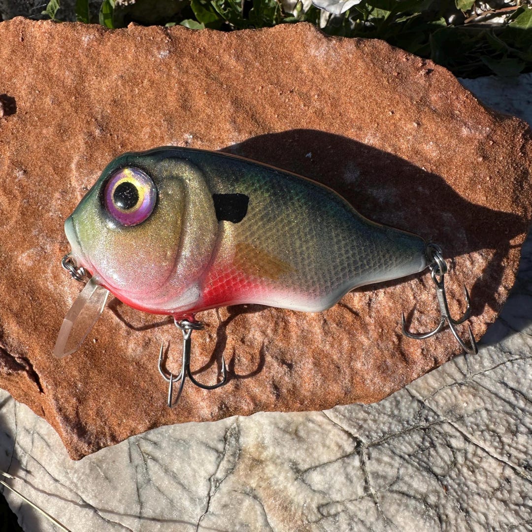 Handmade Wood Bluegill Weight Transfer Wake Bait - Etsy