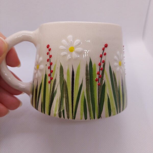 Daisy Coffee Mug - Etsy