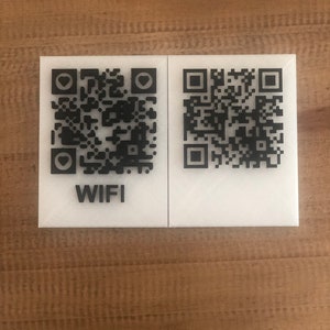 Custom 3D Printed QR Code Display - Etsy