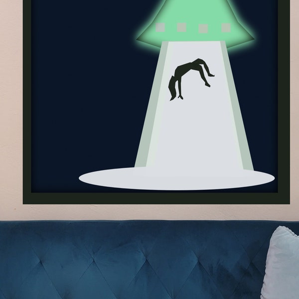 Alien Abduction Wallpaper - Etsy