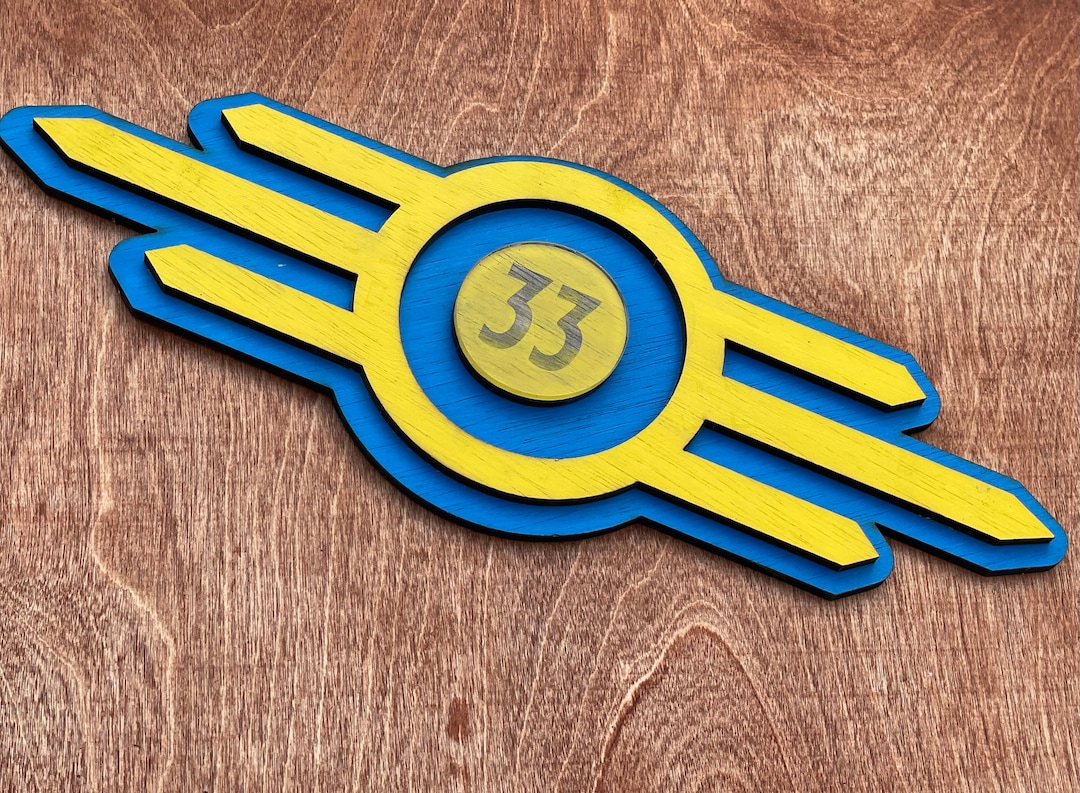 Customizable 3D Vault Tec Sign. Text, Numbers - Etsy