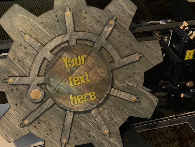 Custom 3D Vault Door Wall Art - Etsy