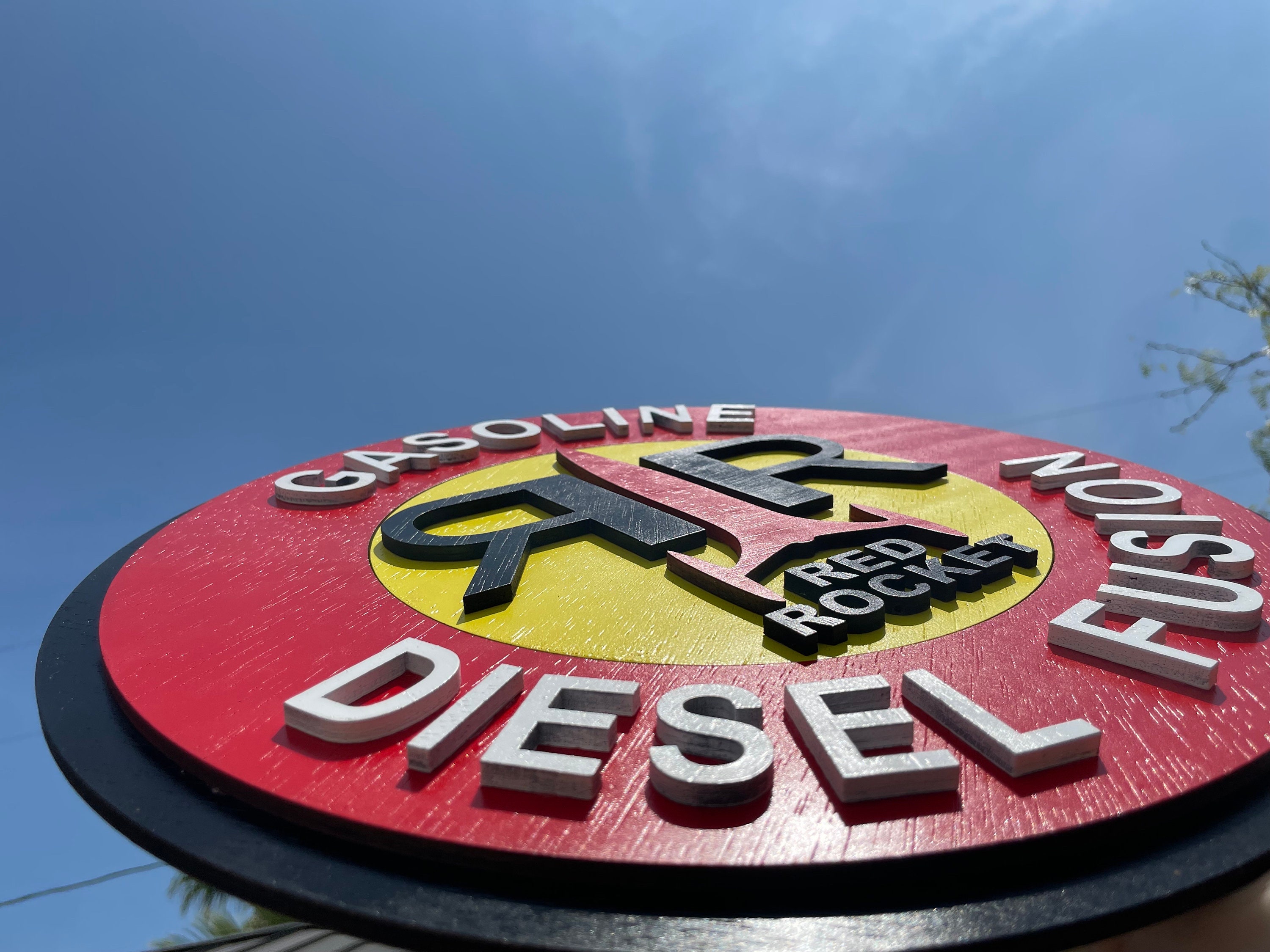 Wood 3D Red Rocket Logo Wall Art Inspired by Fallout - Etsy