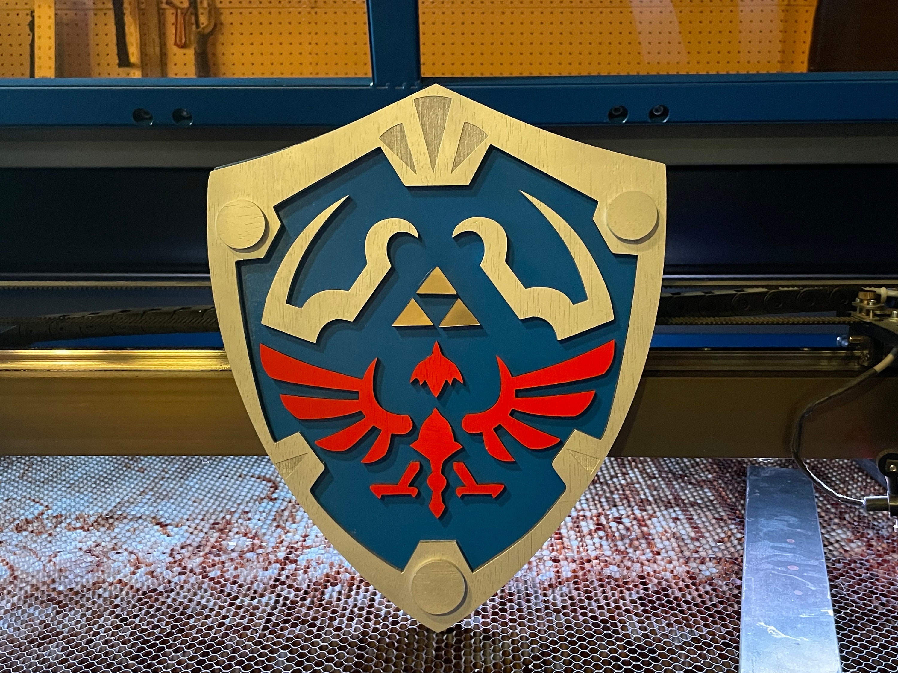Wood 3D Hylian Shield - Etsy