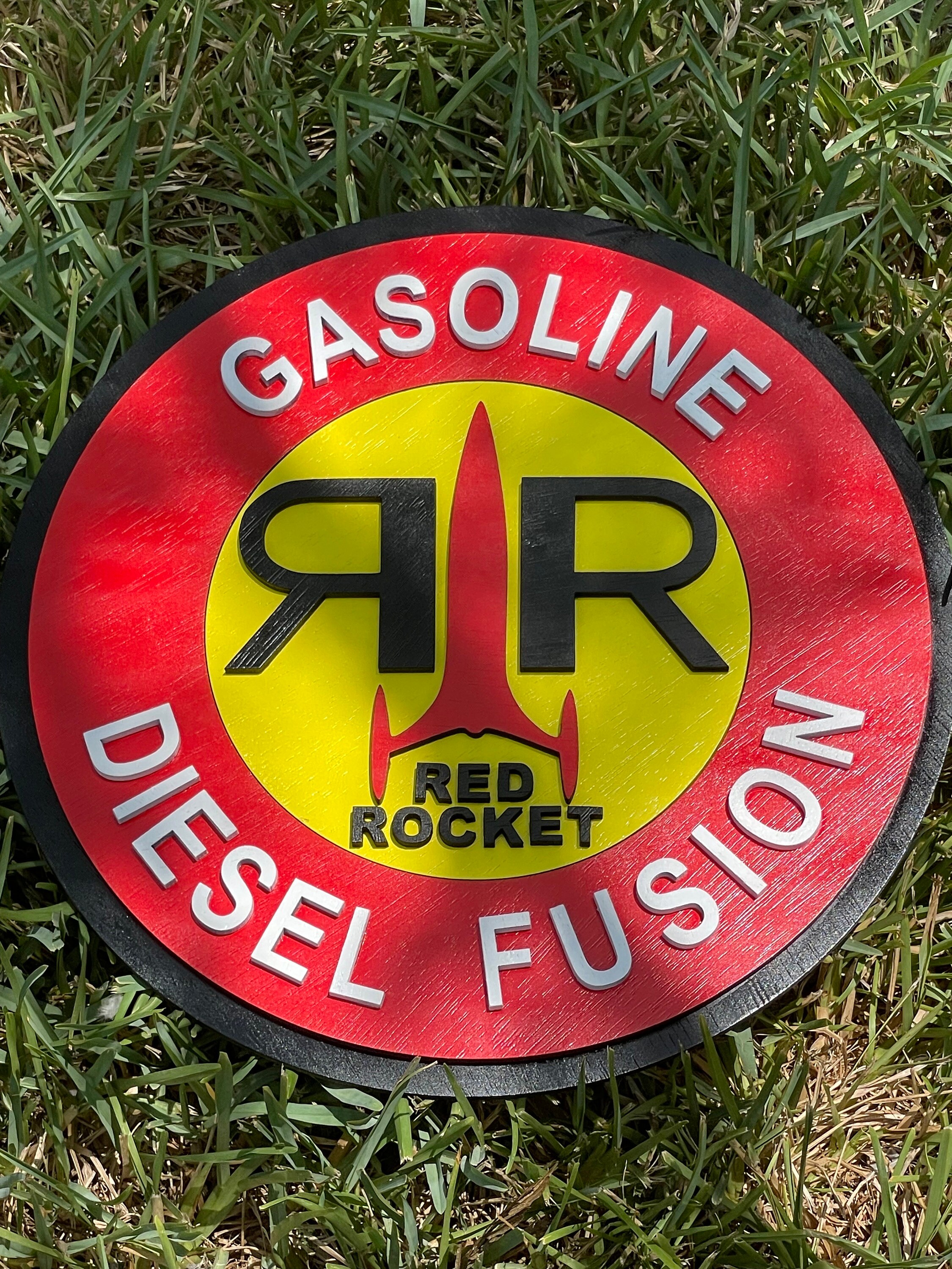 Wood 3D Red Rocket Logo Wall Art Inspired by Fallout - Etsy