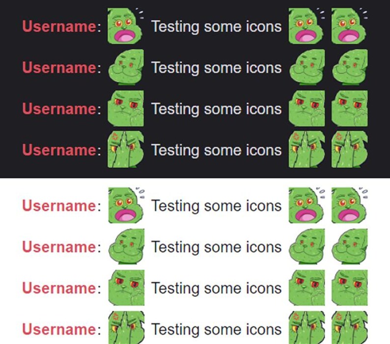 Funny Bundle of 4 Festive Grinch Emotes for Twitch Perfect for ...