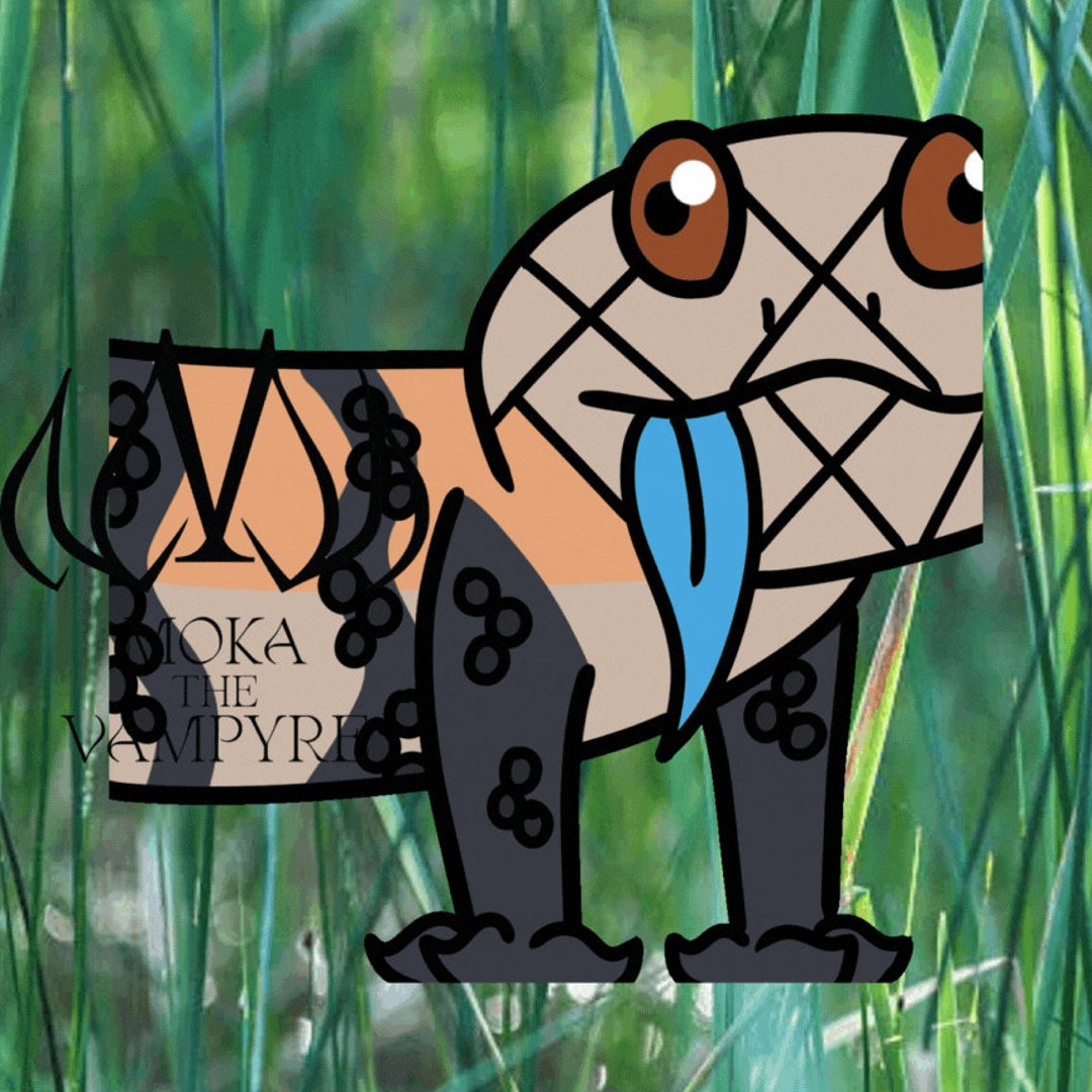 Blue Tongued Skink Animated Emote for Twitch and Discord - Etsy