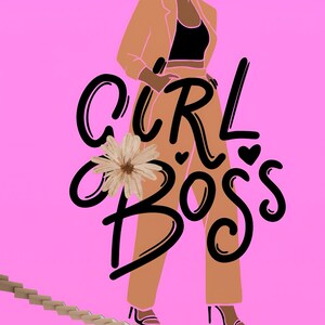IPhone Pink Girl Boss Wallpaper - Etsy