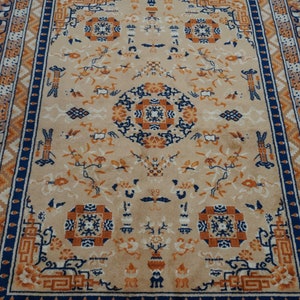 8'8"x12' Authentic Karastan# 727 Cathay Medallion Original Series Wool ...