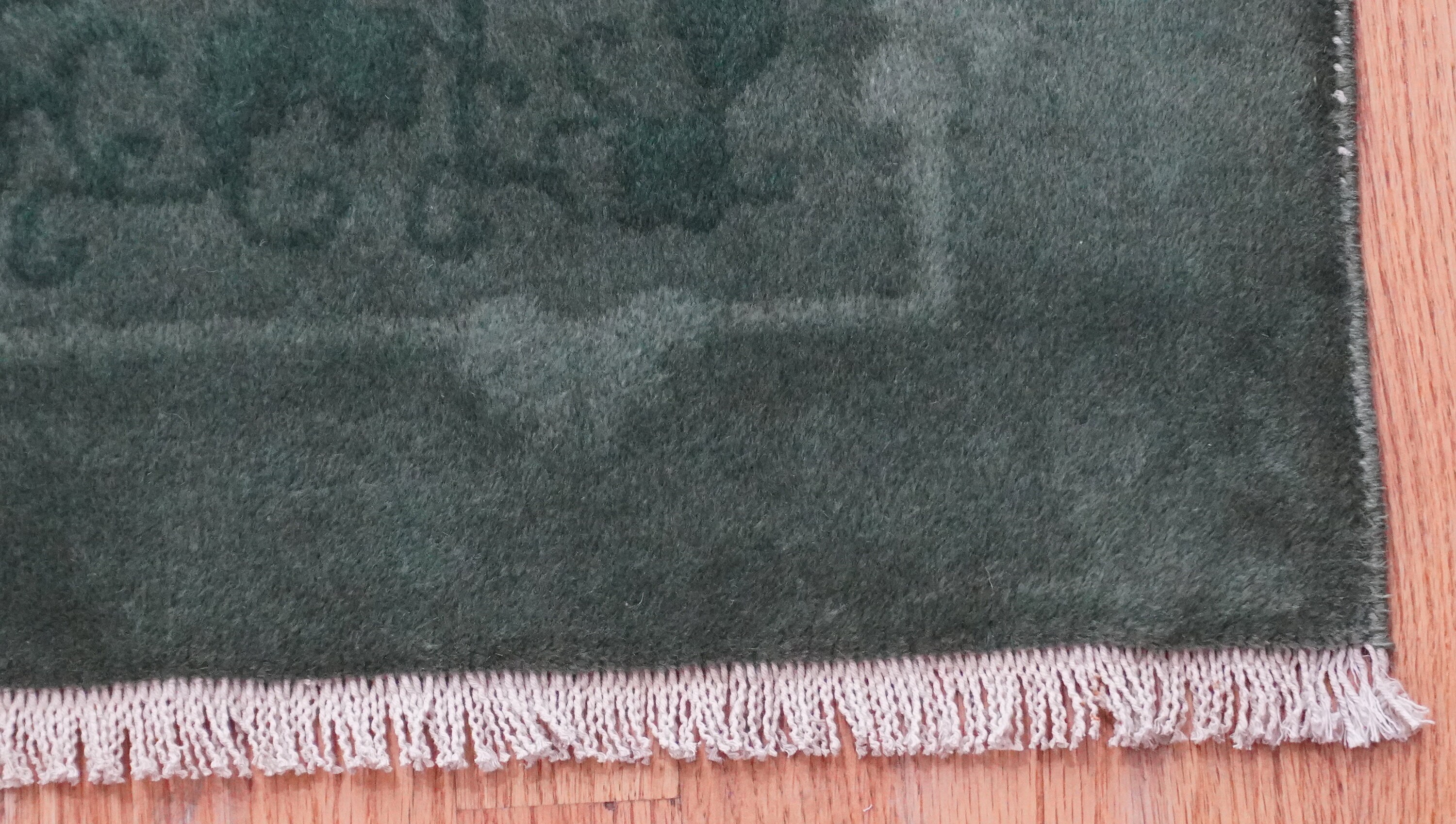 Antique Art Deco Chinese Green Hand Knotted Oriental Rug 4 X 6.8 - Etsy