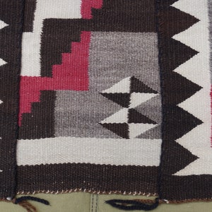 Antique Navajo X Design Native American Indian Weaving Wool Handmade ...