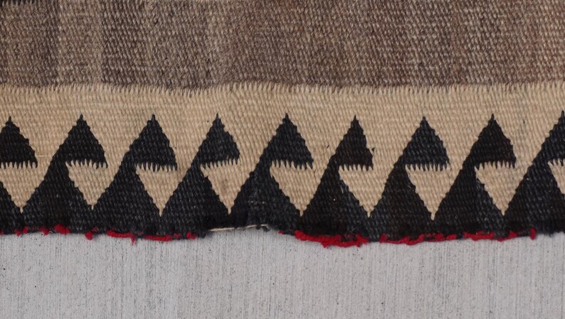 3'9" X 5'8" Antique Navajo Native American Indian Hand Woven Wool Large ...