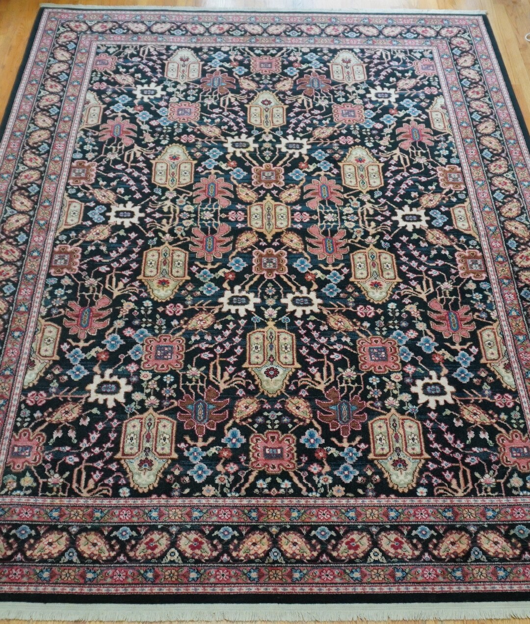 Authentic Karastan# 604 Chahar-mahal Wool Pile American Rug 8'8" X 11'3 ...