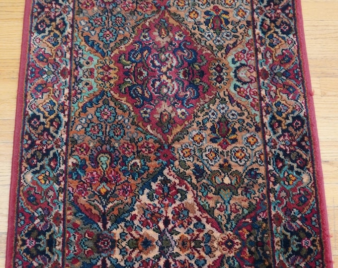 Authentic Karastan 2'6" X 4'3"multicolor Panel Kirman # 700-717 Wool ...