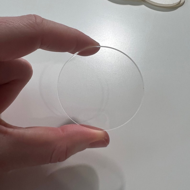 Clear Acrylic Circle Discs Packs - Multiple Thicknesses /clear Circle ...