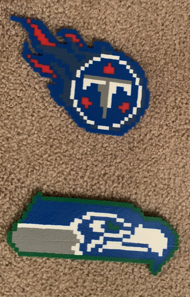 NFL Logo Perler Designs - Etsy