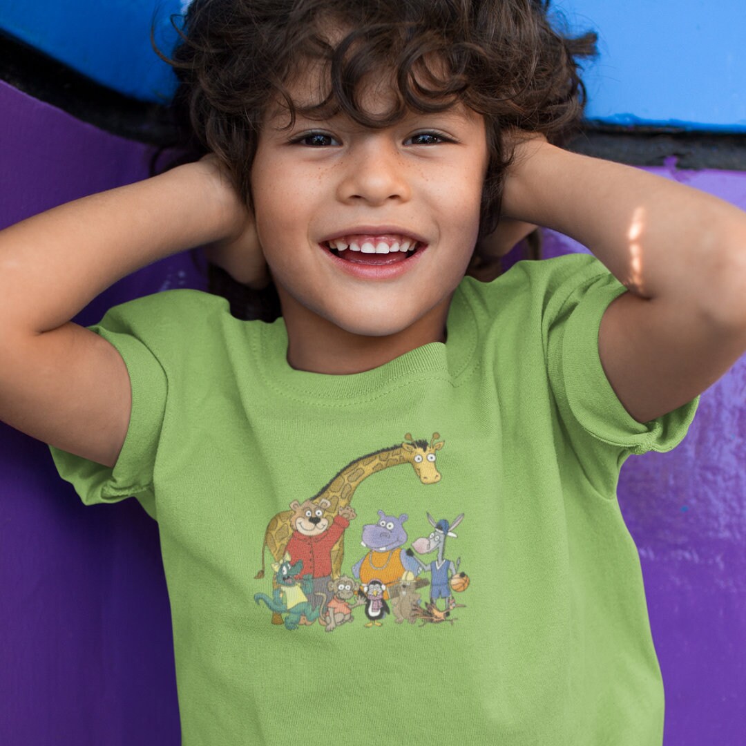 Hunka and Friends Kids Shirt, Hunka Chunka Monkey, Animals Kids T Shirt ...