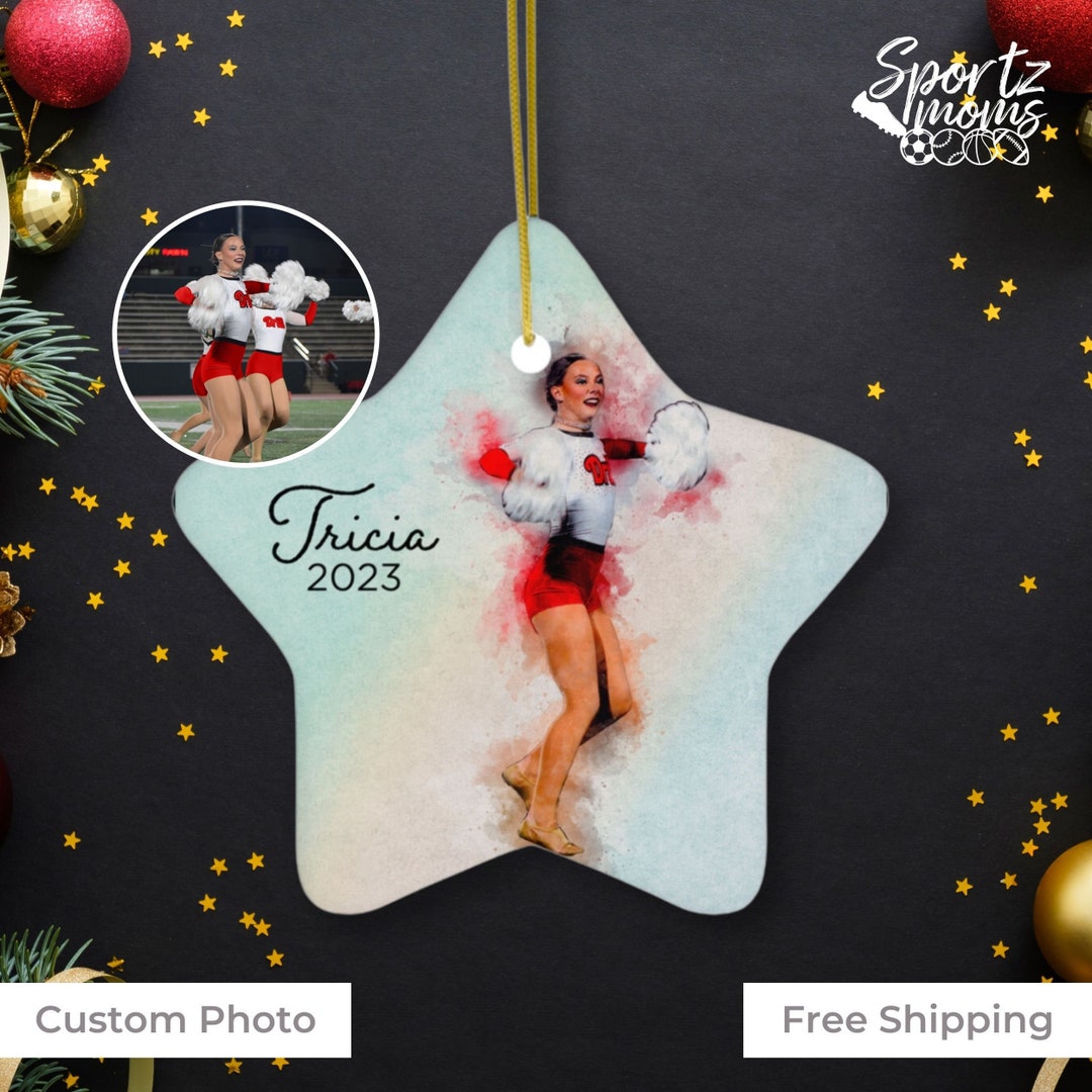 Custom Personalized Ceramic Dance Picture Photo Christmas Ornament ...