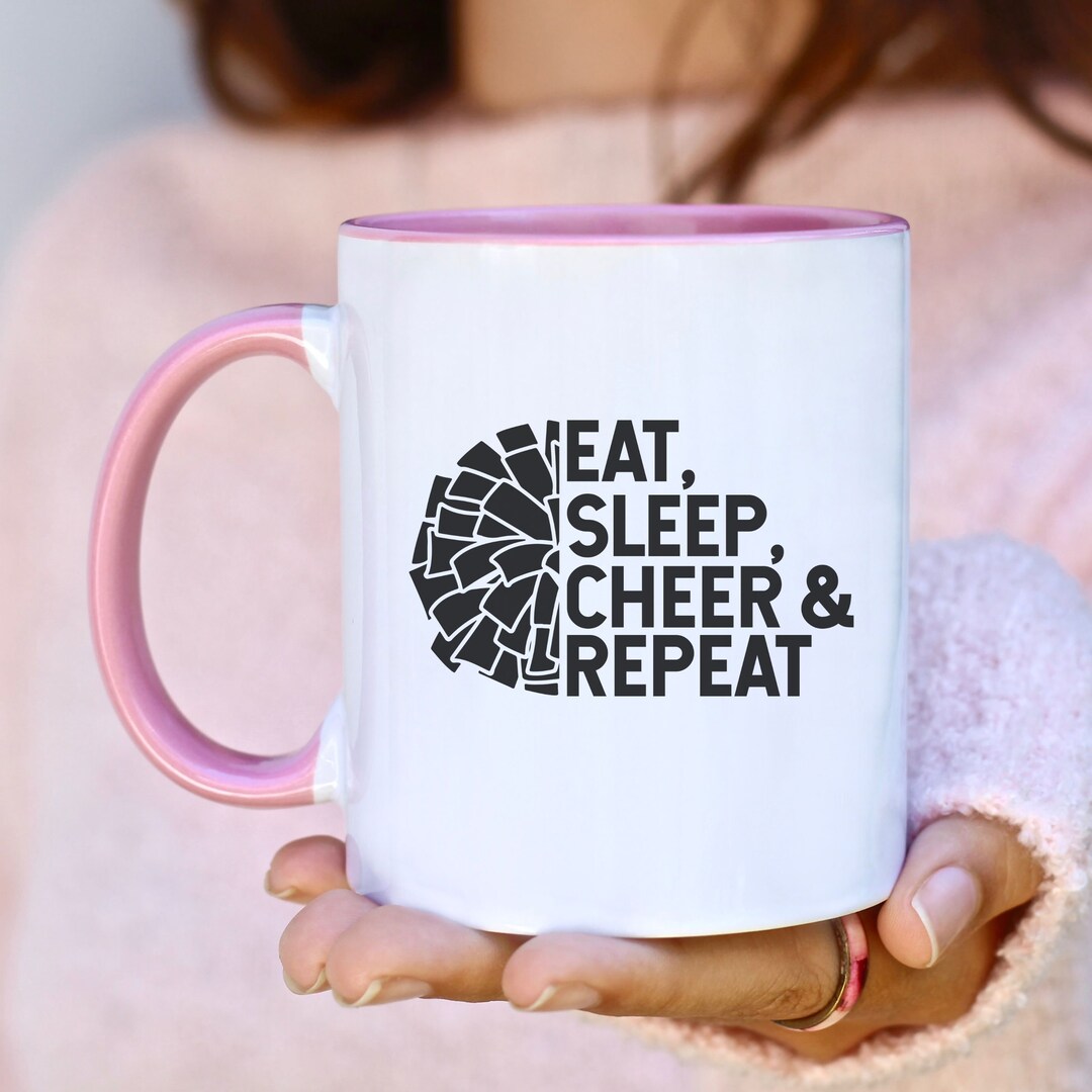 11 Oz Accent Ceramic Cheer Cheerleader Mug, Cheer Mom Gift, Cheer Mama ...