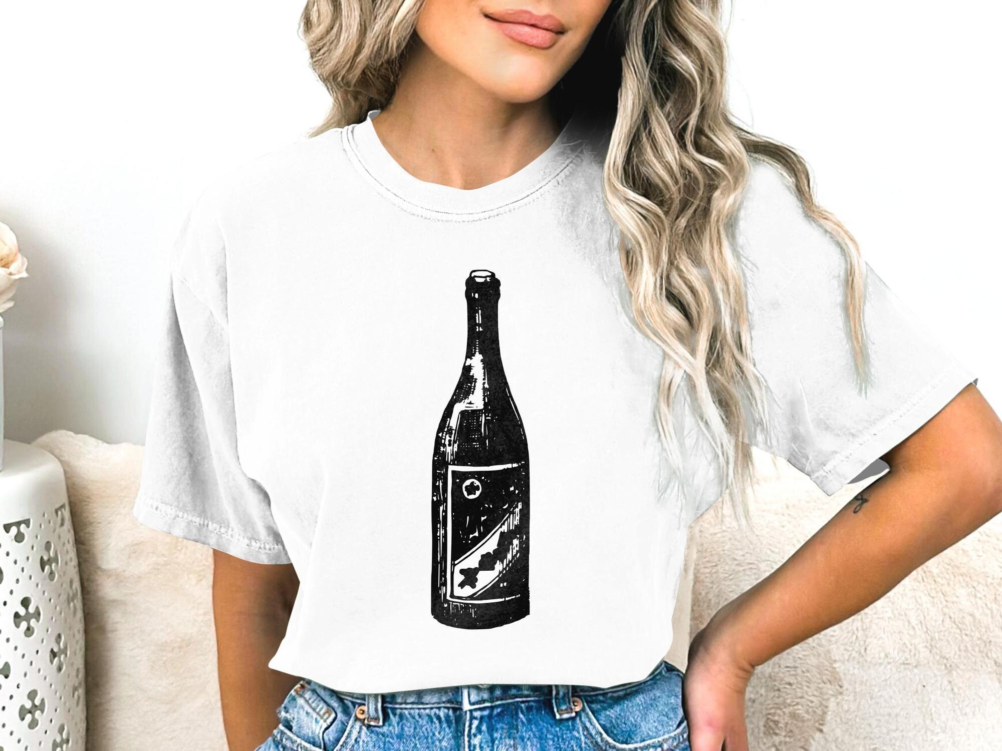 Vintage Bottle Vector Illustration | Champagne, Bottle, Antique, Gift ...