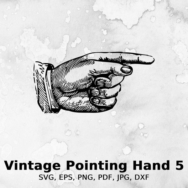 Victorian Pointing Hands - Etsy