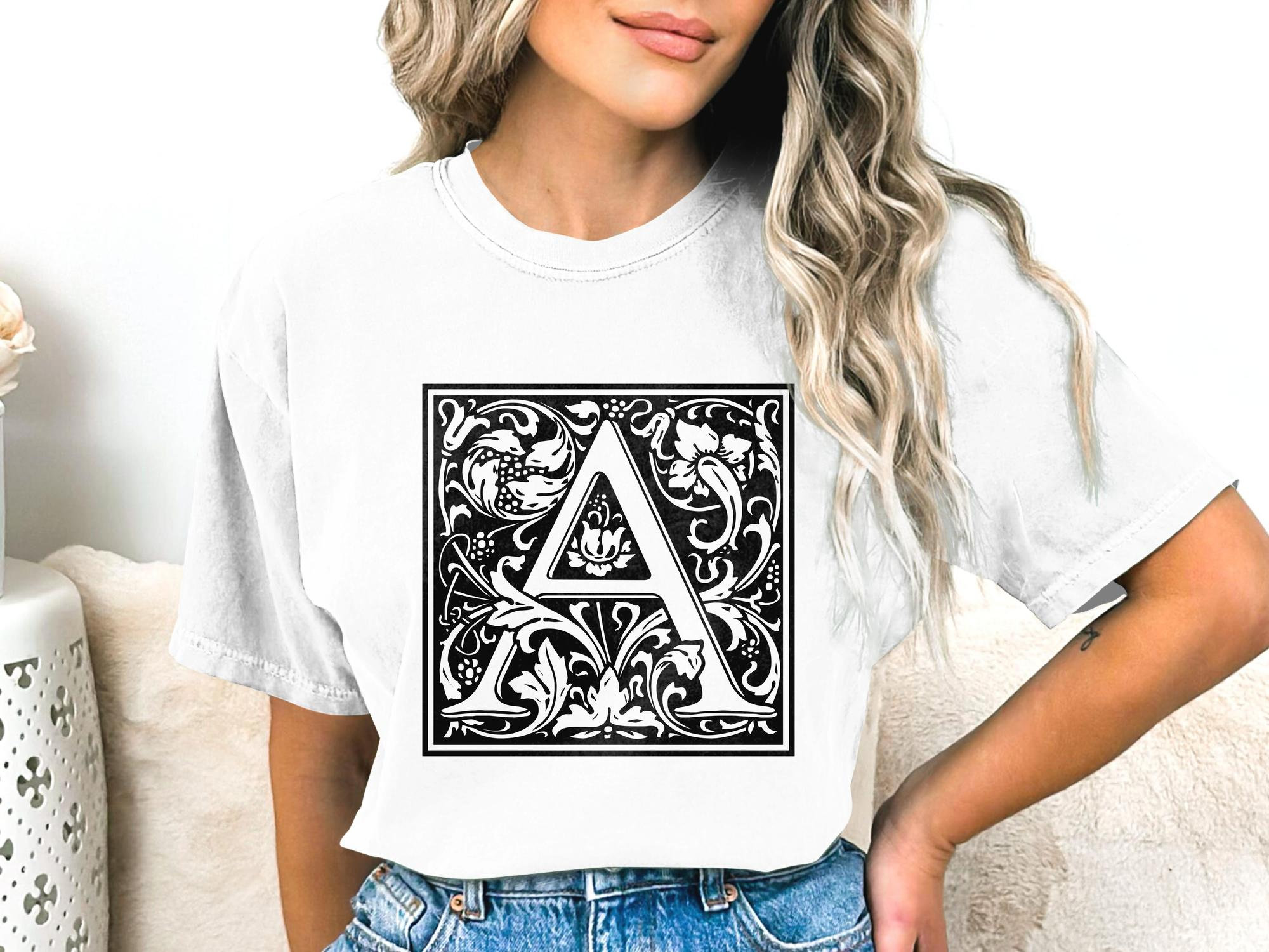 Vintage Ornate Letter A Vector Illustration | Ornate, Letter ...