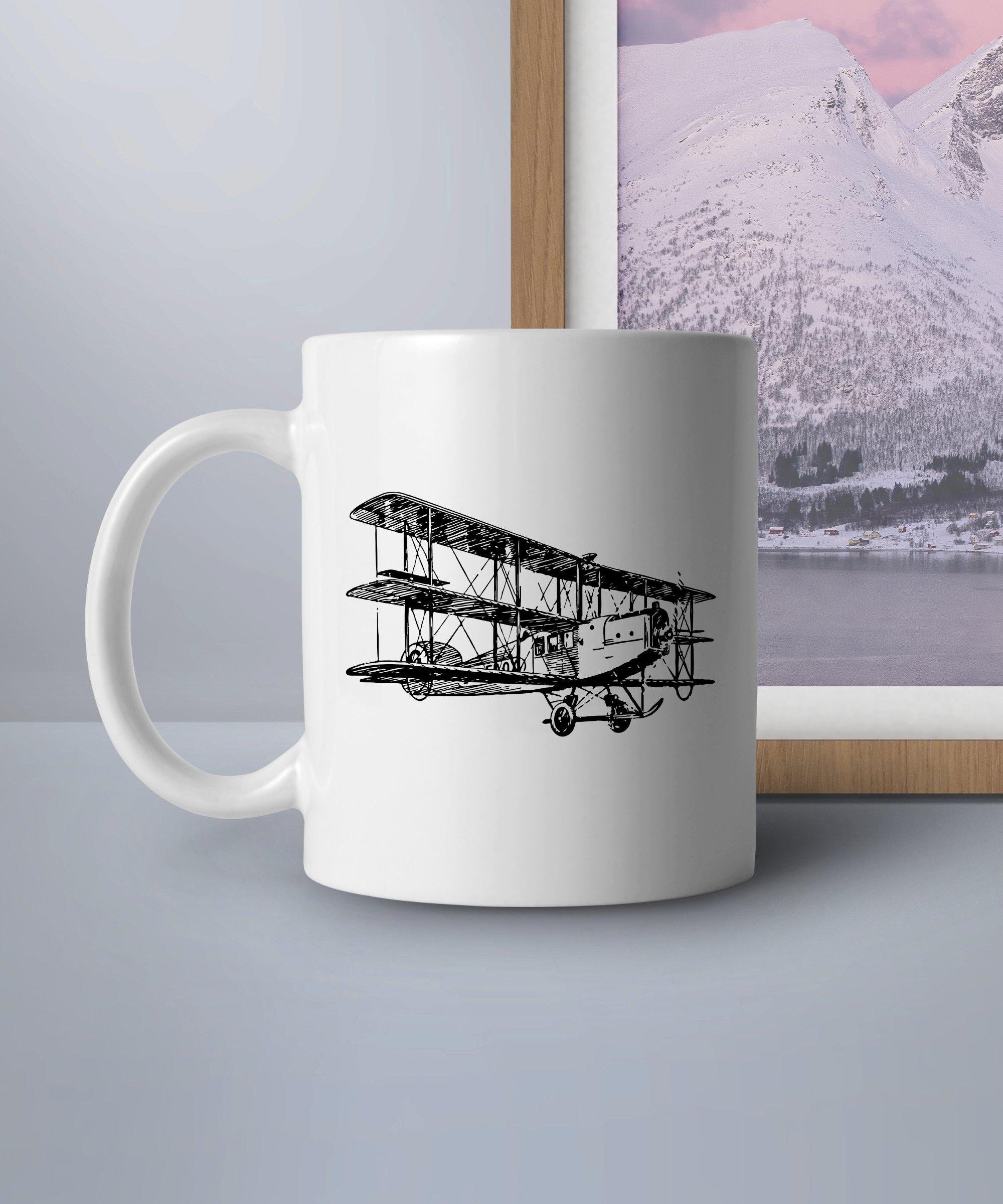 Vintage Triplane Vector Illustration Flight, Wright Brothers, Plane ...