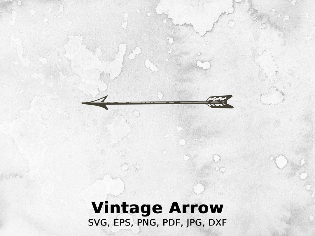 Vintage Arrow Vector Illustration | Arrow, Vector, Vintage, Graphic ...