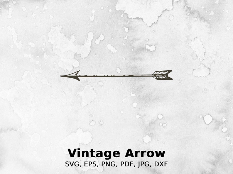 Vintage Arrow Vector Illustration Arrow, Vector, Vintage, Graphic ...