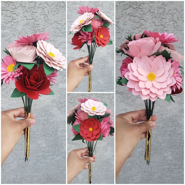 Paper Flower Bouquet - Etsy