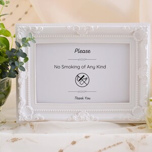 No Smoking Sign | No Smoking of Any Kind | Mini Sign | Ready to Print ...