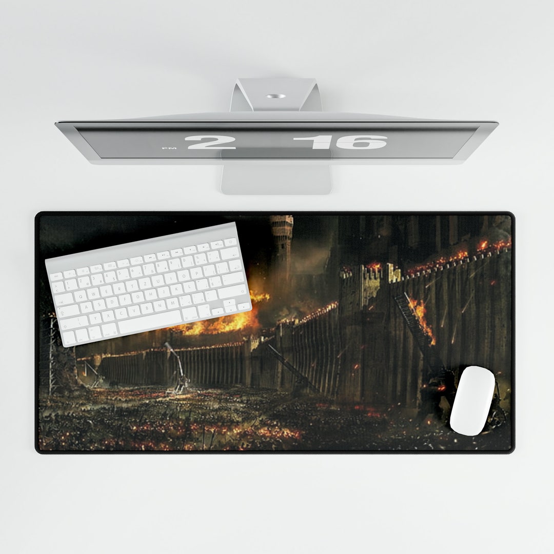 The Lord of the Rings, LOTR Mouse Pad, Minas Tirith, Epic Battle, Gamer ...