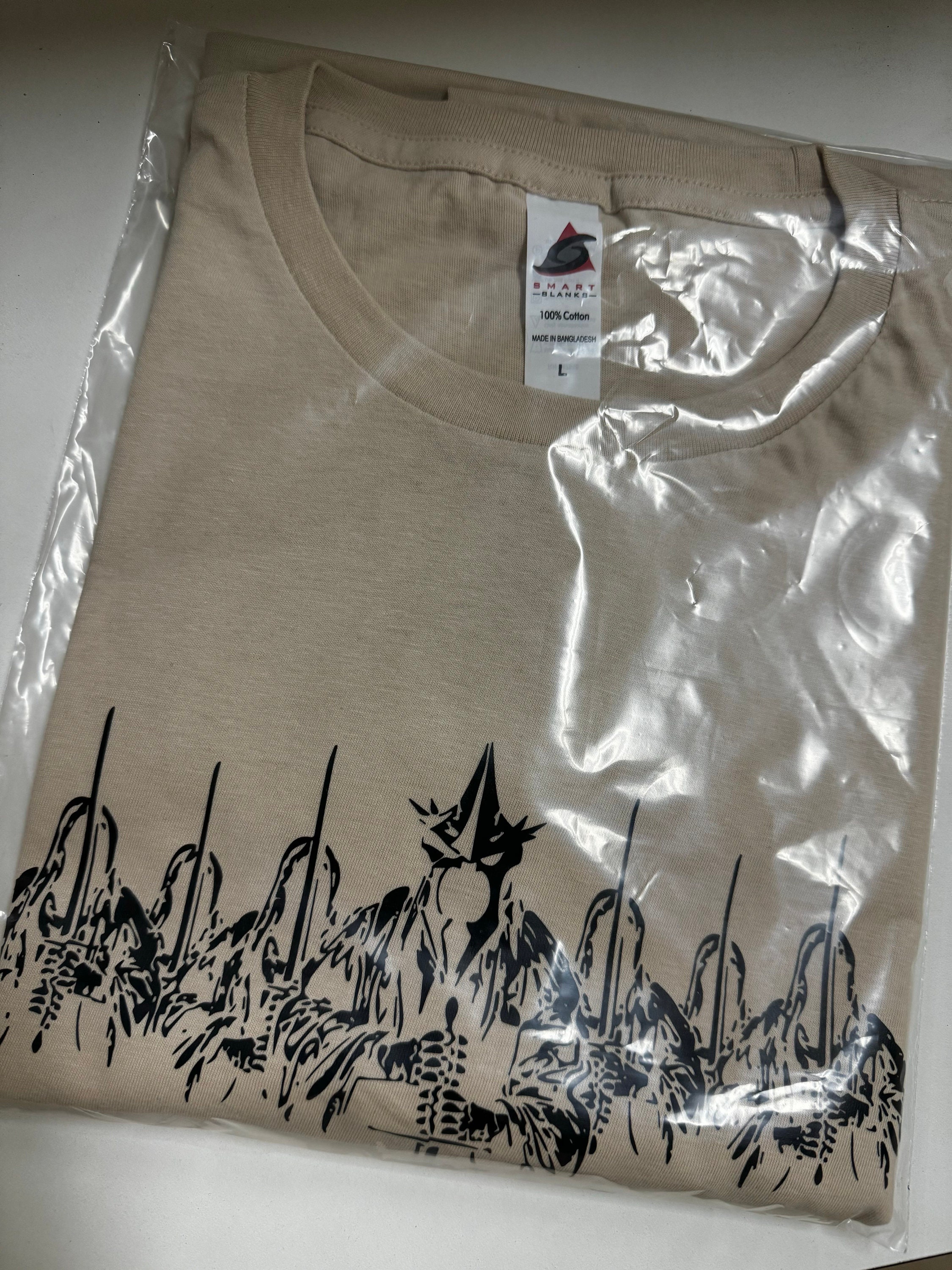 The Lord of the Rings Tee Hobbit 7 Kings Nazgul T-shirt LOTR the Shire ...