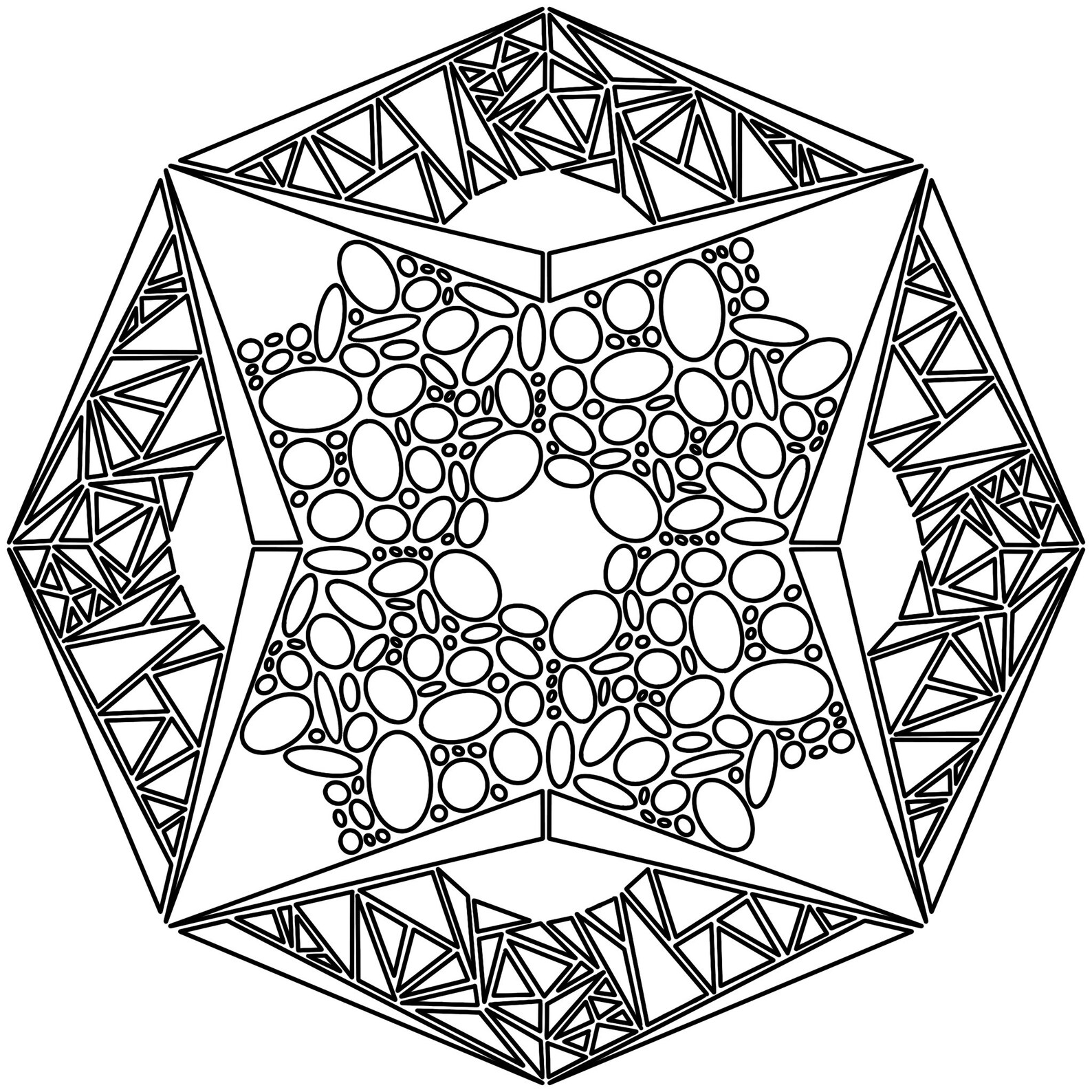Downloadable and Printable Mandala Coloring Page for Adults and Kids - Etsy